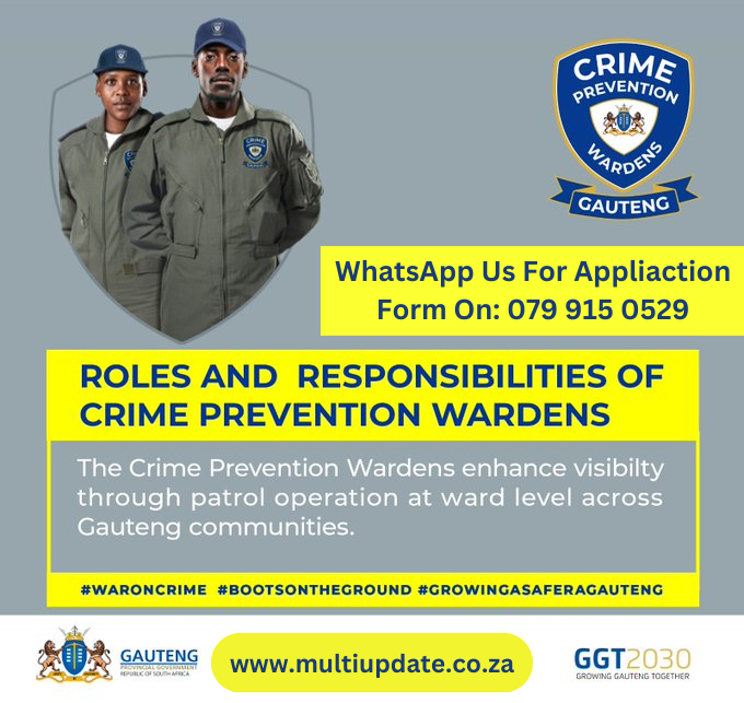 2025 Crime Prevention Wardens Gauteng | Legit Jobs